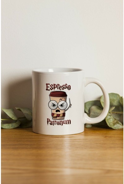 Kupgade Porselen - Espresso Patronum Harry Potter Temalı Kupa Bardak Makinede Yıkanabilir Kupgade Porselen - Espresso Patronum Harry Potter Temalı Kupa Bardak Makinede Yıkanabilir