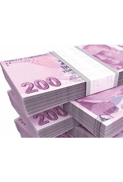 Kantmania Düğün Nişan Eğlence Kına Parası - 100 Adet 200 Tl