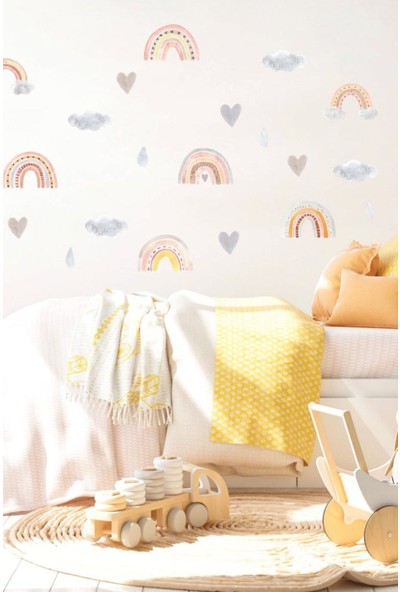 Duende Sticker Watercolor Gökkuşağı Duvar Stickerı Duende Sticker Watercolor Gökkuşağı Duvar Stickerı