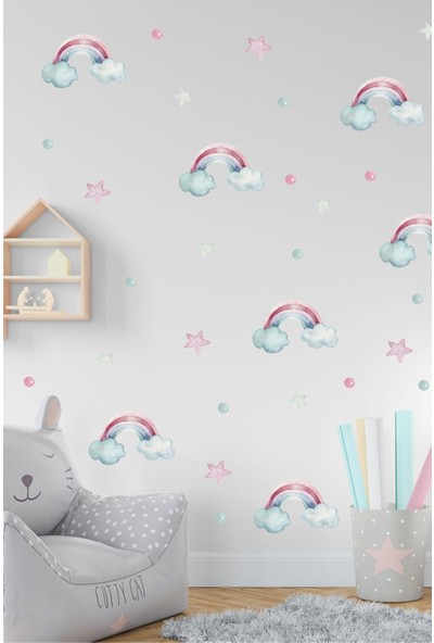 Duende Sticker Sihirli Rainbow Duvar Stickerı Duende Sticker Sihirli Rainbow Duvar Stickerı