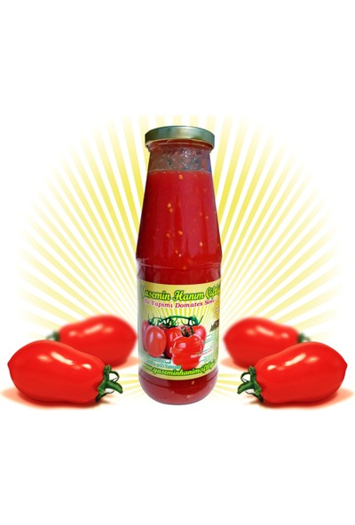 Yasemin Hanım Çiftliği Ev Yapımı Domates Sosu 12 x 720 ml Yasemin Hanım Çiftliği Ev Yapımı Domates Sosu 12 x 720 ml