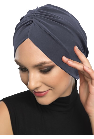 Fidan Bone Fidan Büzme Çift Taraflı Koyu Gri Hazır Türban Tesettür Havuz Bonesi Fidan Bone Fidan Büzme Çift Taraflı Koyu Gri Hazır Türban Tesettür Havuz Bonesi