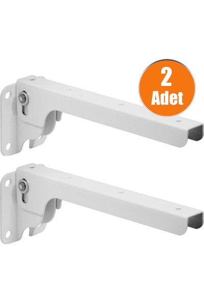 Badem10 2 Adet Katlanır Raf Altı Raf Ayağı 180X60 mm Badem10 2 Adet Katlanır Raf Altı Raf Ayağı 180X60 mm