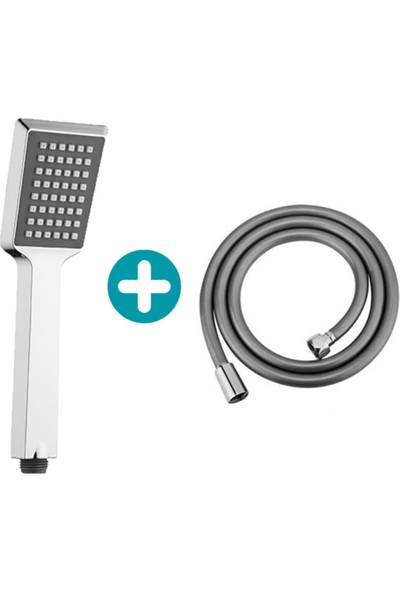 Tema Banyo Arya El Duş Başlığı ve Vera Banyo Duş Hortumu Pvc Kopmaz