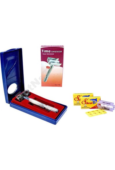 Tima Tıraş Makinesi TA-779 + 10 Adet Shark Jilet Hediye