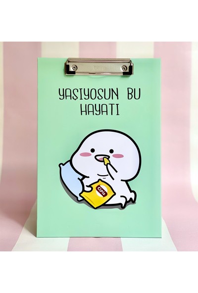 Giftmoda Yaşıyosun Bu Hayatı Tasarımlı Sekreterlik