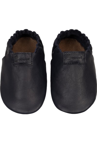 Modapatik Hakiki Deri Patik - Lacivert