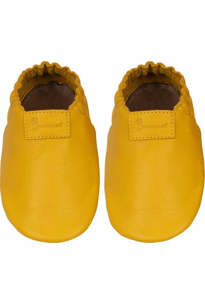 Modapatik Hakiki Deri Patik - Sarı