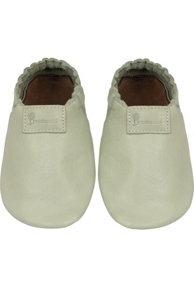 Modapatik Hakiki Deri Patik - Su Yeşili