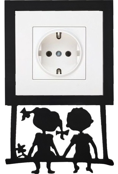 Adtech Dekoratif Ahşap Priz Çerçevesi PC0070