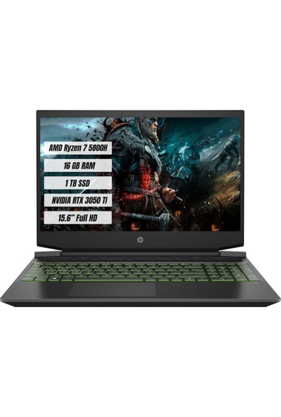 HP Pavilion 15-EC2000NT 465G3EA Ryzen7 5800H 16GB 1TBSSD RTX3050Ti 15.6 HP Pavilion 15-EC2000NT 465G3EA Ryzen7 5800H 16GB 1TBSSD RTX3050Ti 15.6