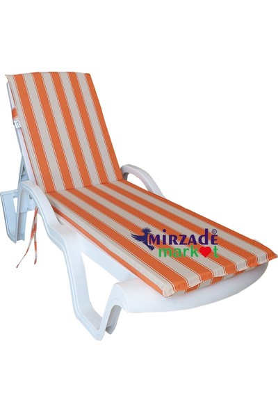 Mirzade Şezlong Minderi Standart Su Geçirmez Malzeme-Turuncu Krem Mirzade Şezlong Minderi Standart Su Geçirmez Malzeme-Turuncu Krem