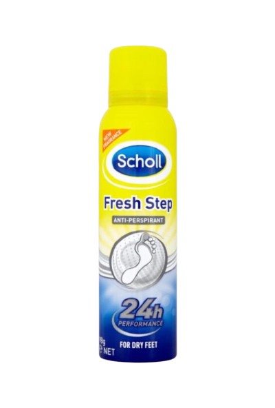 Scholl Fresh Step Foot Spray 150 ml | Koku ve Terleme Önleyici Ayak Spreyi Scholl Fresh Step Foot Spray 150 ml | Koku ve Terleme Önleyici Ayak Spreyi