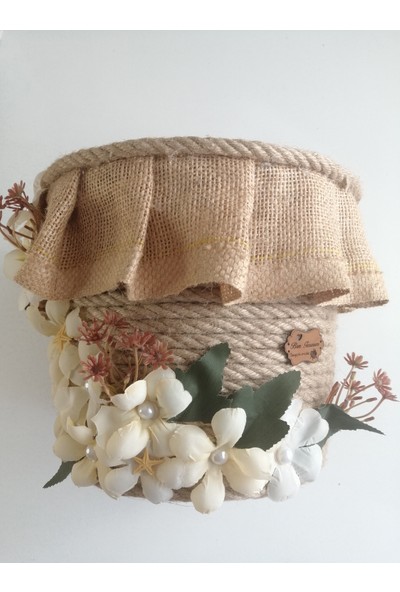 Brn Tasarım Çiçekli Sepet