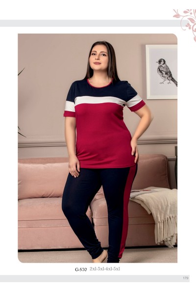 Aslışah Büyük Beden Pijama Takımı