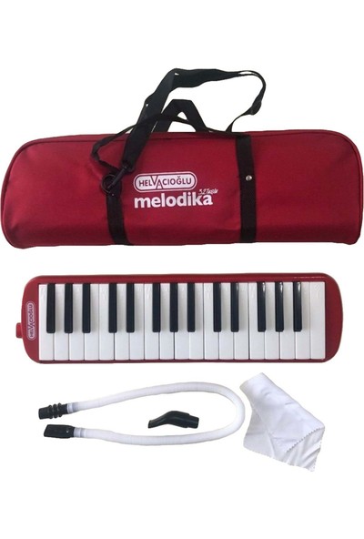 Hobialem 32 Tuşlu Melodika, Kırmızı Renk, Çantalı, Üflemeli Çalgı, Flüt Hobialem 32 Tuşlu Melodika, Kırmızı Renk, Çantalı, Üflemeli Çalgı, Flüt