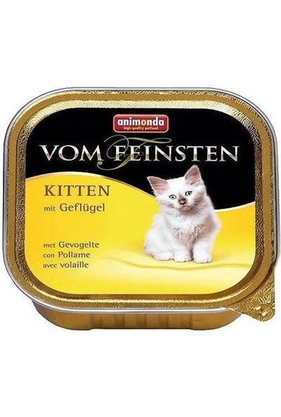 Animonda Vom Feinsten Kümes Hayvanlı Yavru Kedi Konservesi 100 gr Animonda Vom Feinsten Kümes Hayvanlı Yavru Kedi Konservesi 100 gr