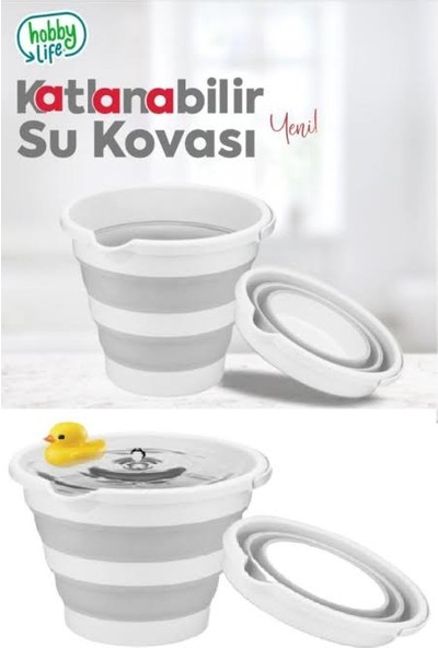 Hobby Life Katlanır Katlanabilen Kova 12,8lt