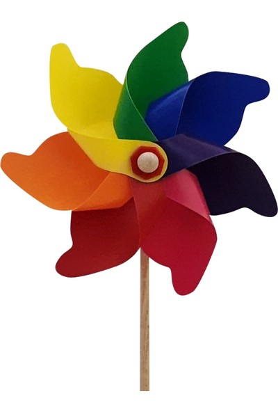 Efe Toys Rüzgar Gülü Bahçe ve Balkon Tipi Ahşap Sopa Tutacaklı 7 Kanat 33 cm Çap Gökkuşağı Bahçe 1 Adet Efe Toys Rüzgar Gülü Bahçe ve Balkon Tipi Ahşap Sopa Tutacaklı 7 Kanat 33 cm Çap Gökkuşağı Bahçe 1 Adet