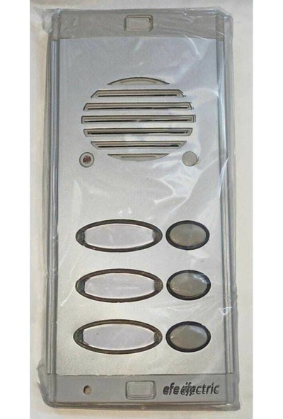 Efe Electric 3 Lü Hoparlörlü Işıklı Zil Paneli