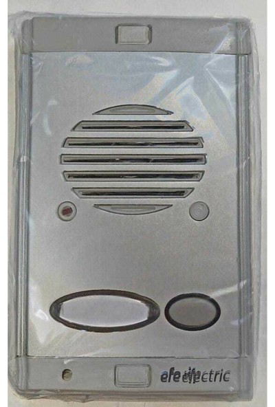 Efe Electric 1 Li Hoparlörlü Işıklı Zil Paneli Efe Electric 1 Li Hoparlörlü Işıklı Zil Paneli
