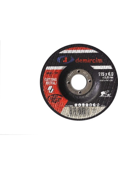 Demircim 115 x 6.0 Metal Taşlama