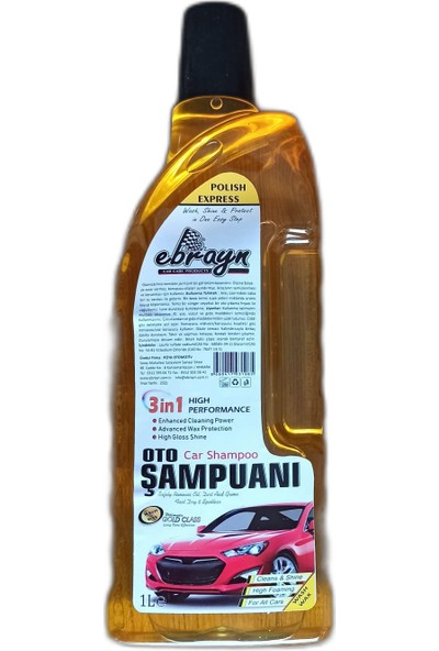 Ebrayn Oto Şampuan 1lt.