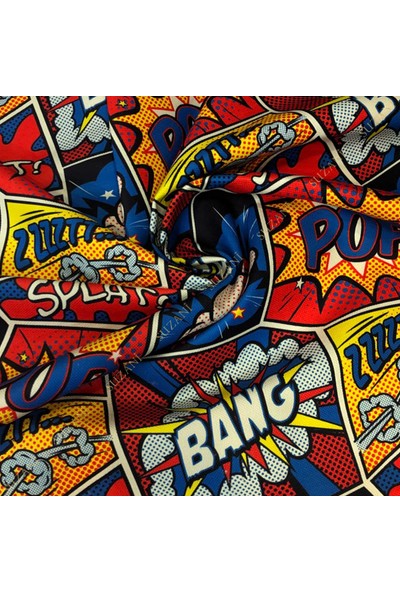 Suzani Çizgi Roman Popart Desenli Dijital Baskılı Kumaş KMS-1277 Suzani Çizgi Roman Popart Desenli Dijital Baskılı Kumaş KMS-1277