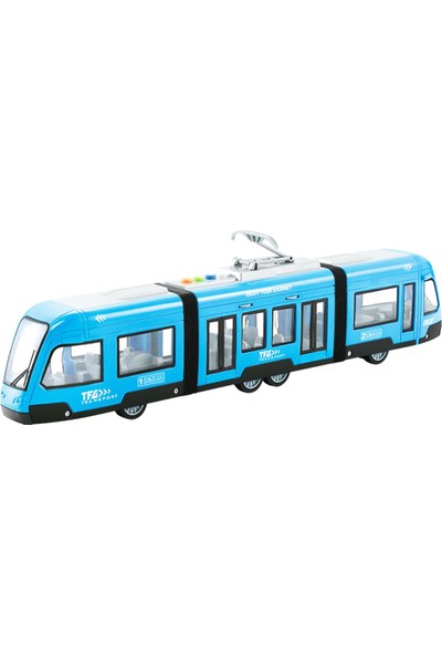 Pop Şeker Oyuncak Tramway Sesli Işıklı Açılır Kapılı 43CM. Oyuncak Hızlı Tren