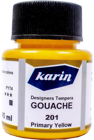 Karin Guaj Boya 45 ml Primer Sarı 201