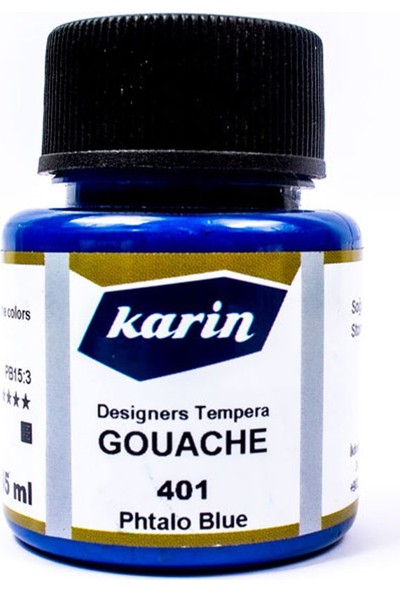 Karin Guaj Boya 45 ml Phtalo Mavi 401