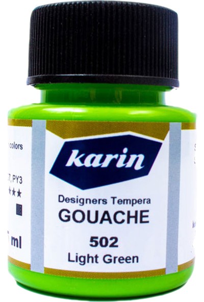 Karin Guaj Boya 45 ml Açık Yeşil 502