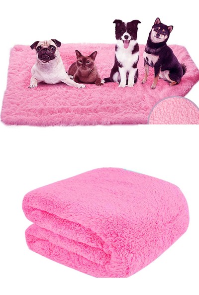 Bundera Peluş Pembe Kedi-Köpek Yatağı Battaniyesi Evcil Kedi Minderi Yuvası Evi Örtüsü 60X90 cm Bundera Peluş Pembe Kedi-Köpek Yatağı Battaniyesi Evcil Kedi Minderi Yuvası Evi Örtüsü 60X90 cm