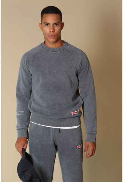Lufian Amor Erkek Sweatshirt Antrasit