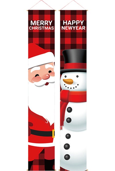 Shopfocus Noel Sundurma Işareti Merry Christmas Asılı Afiş Hoş Tip 1 (Yurt Dışından)