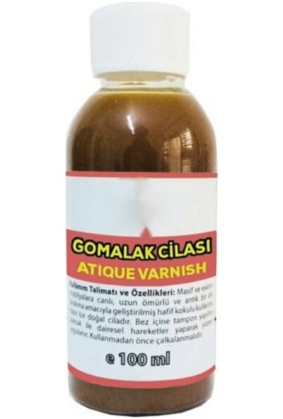 Rozass Home Ahşap Cilası Gomalak Antik Vernik - Shellac 100 ml Rozass Home Ahşap Cilası Gomalak Antik Vernik - Shellac 100 ml