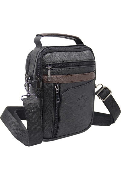 Paul Brand West Polo Siyah-Taba Askılı Erkek El ve Omuz Çantası WP7009 Paul Brand West Polo Siyah-Taba Askılı Erkek El ve Omuz Çantası WP7009