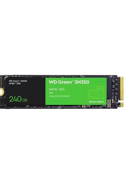 WD Green SN350 WDS240G2G0C 240 GB 2400/900 Mb/s M.2 Nvme SSD