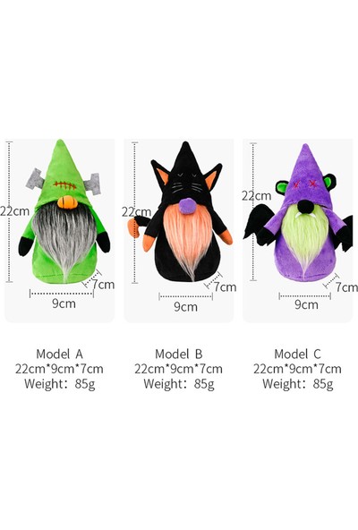 Hong Store 3 Adet Cadılar Bayramı Için Gnome Bebek Süs (Yurt Dışından) Hong Store 3 Adet Cadılar Bayramı Için Gnome Bebek Süs (Yurt Dışından)