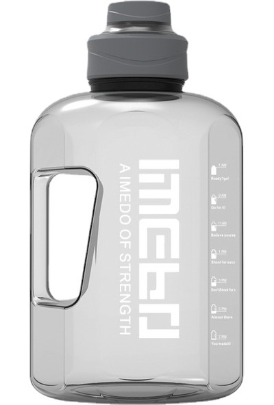 Dake Spor Büyük Kapasiteli Su Şişesi Öğrenci Büyük Su Bardağı 2200 ml (Yurt Dışından)