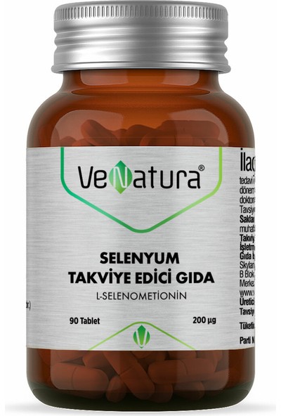 Venatura Selenyum 200 Mcg 90 Tablet