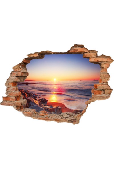 Hong Store 3D Dekoratif Duvar Çıkartması (Yurt Dışından)