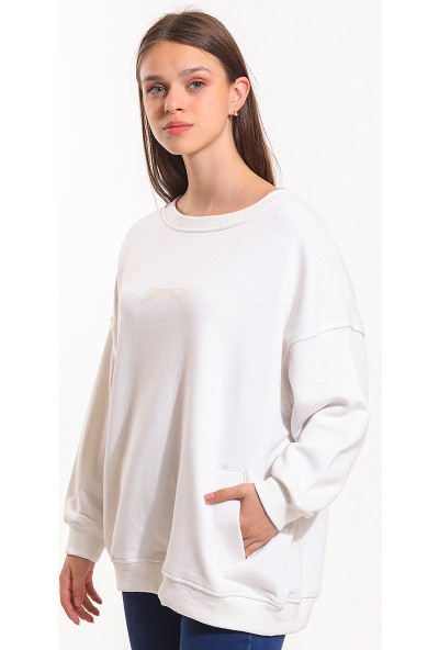 Slazenger Peer Oversize Kadın Sweatshirt
