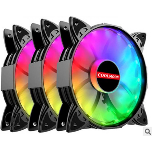 Cool Moon RGB PC Soğutma Fanı 12V RGB 4 Pinli 12 cm Sessiz Fiyatı
