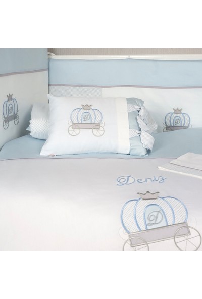 Pudradecor Pumpkin Bebek Uyku Seti / Mavi Gri Pudradecor Pumpkin Bebek Uyku Seti / Mavi Gri