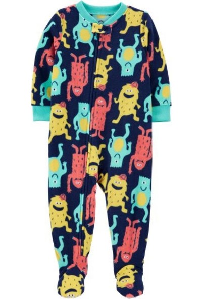 Carter's Monster Erkek Çocuk Pijama Tulumu 2J082610 Carter's Monster Erkek Çocuk Pijama Tulumu 2J082610