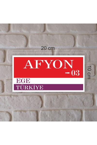 Kaya Söve Retro Ahşap Tablo 10 x 20 (03 Afyon Tabelası) Kaya Söve Retro Ahşap Tablo 10 x 20 (03 Afyon Tabelası)