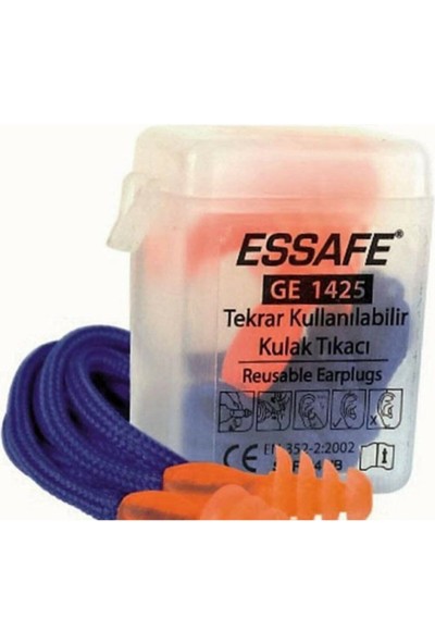 Essafe Ge- 1425 Gürültü ve Ses Önleyici Kulak Tıkacı 5'li