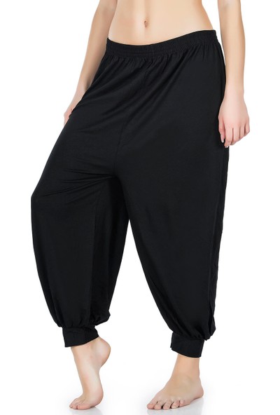 Derya Kurşun Siyah Manşetli Şalvar 0527-SYH Derya Kurşun Siyah Manşetli Şalvar 0527-SYH