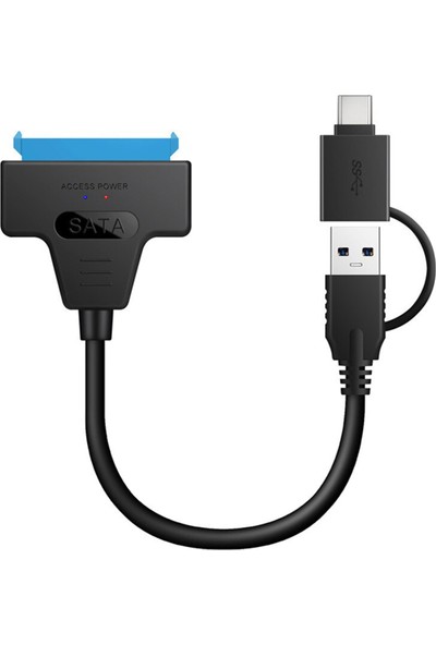 Microcase USB 3.0 Type C To 2.5 Inç Sata HDD SSD Çevirici Veri Aktarma Kurtarma Kablosu - AL2684 Microcase USB 3.0 Type C To 2.5 Inç Sata HDD SSD Çevirici Veri Aktarma Kurtarma Kablosu - AL2684